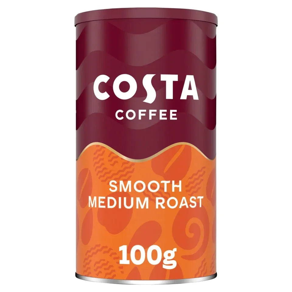 Costa Coffee Smooth Medium Roast 100g | Bulkbuydirect